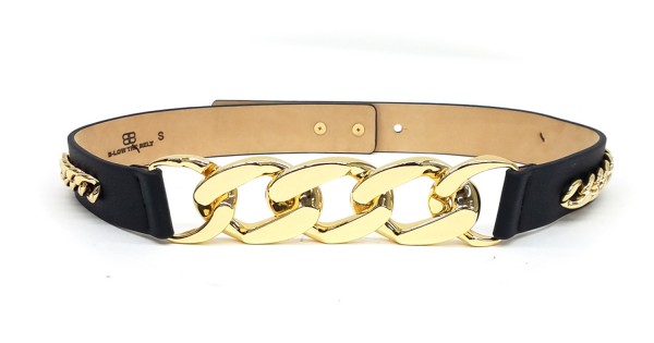 THE BLACK GOLD TORO CHAIN WAIST BELT - BL-TW-BG | ByCheryve.com